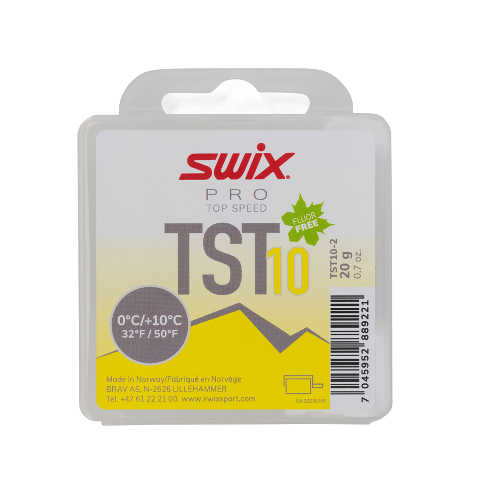 Swix Skiwachs Top Speed Turbo | -0° bis +10°C yellow | 20 gramm | SWTST-10-20